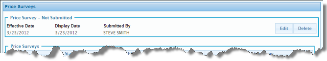 Create and Manage Price Surveys
